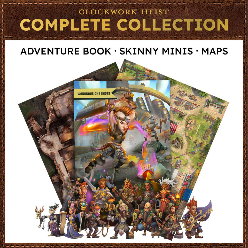 Clockwork Heist, A One Shot Adventure – Skinny Minis