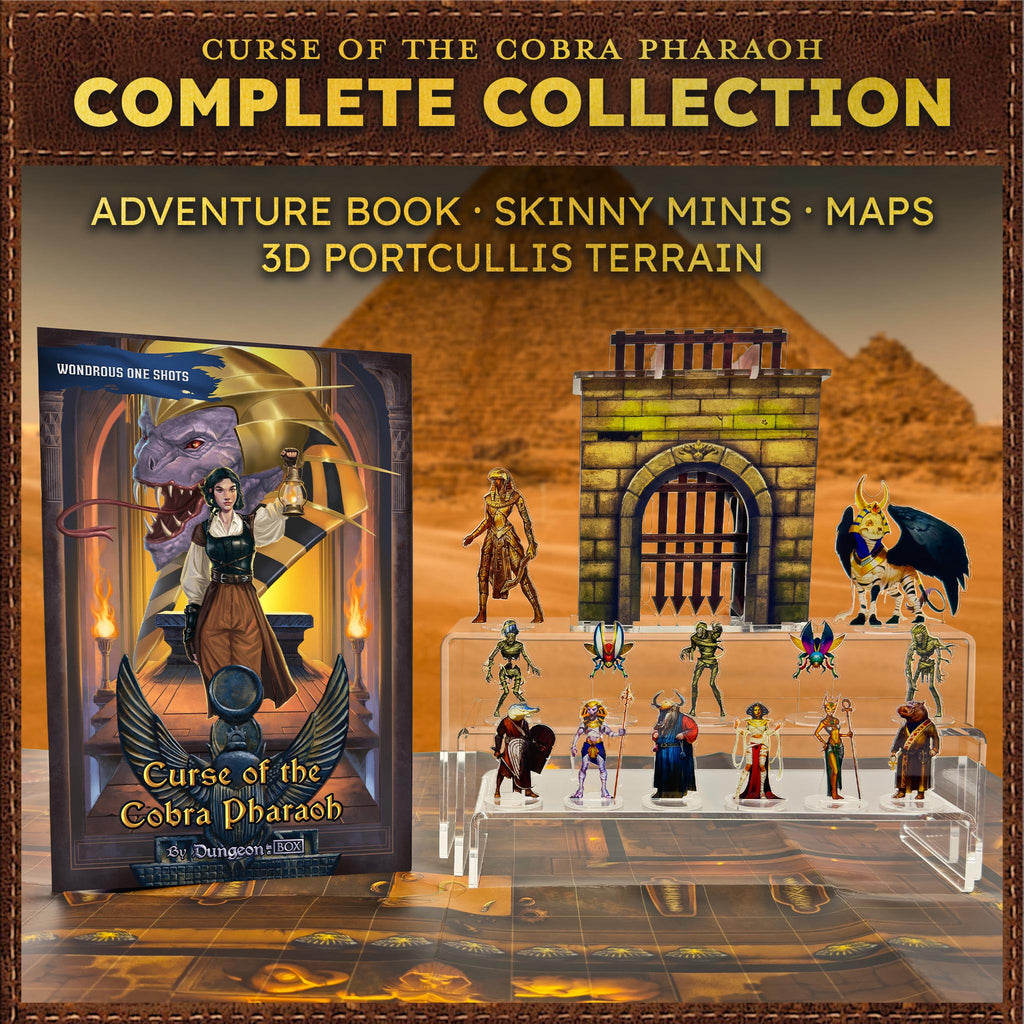 Curse of the Cobra Pharoah, A One Shot Adventure – Skinny Minis