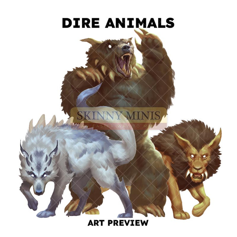 Dire Animals – Skinny Minis
