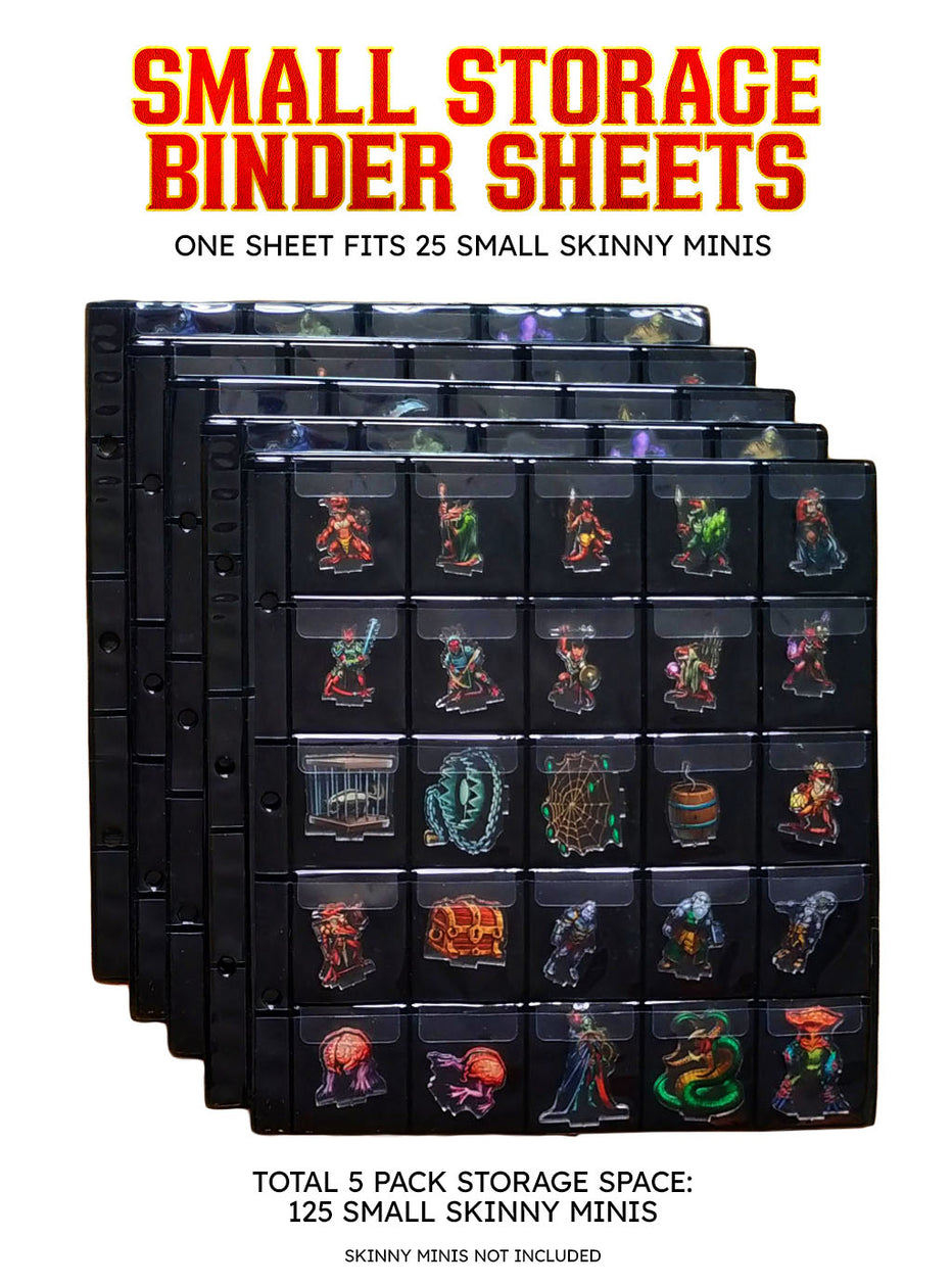 Storage Binder Sheets – Skinny Minis